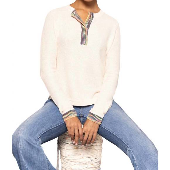 Lisa Todd | Tops | New Lisa Todd Double Track Henley In Sheepskin ...